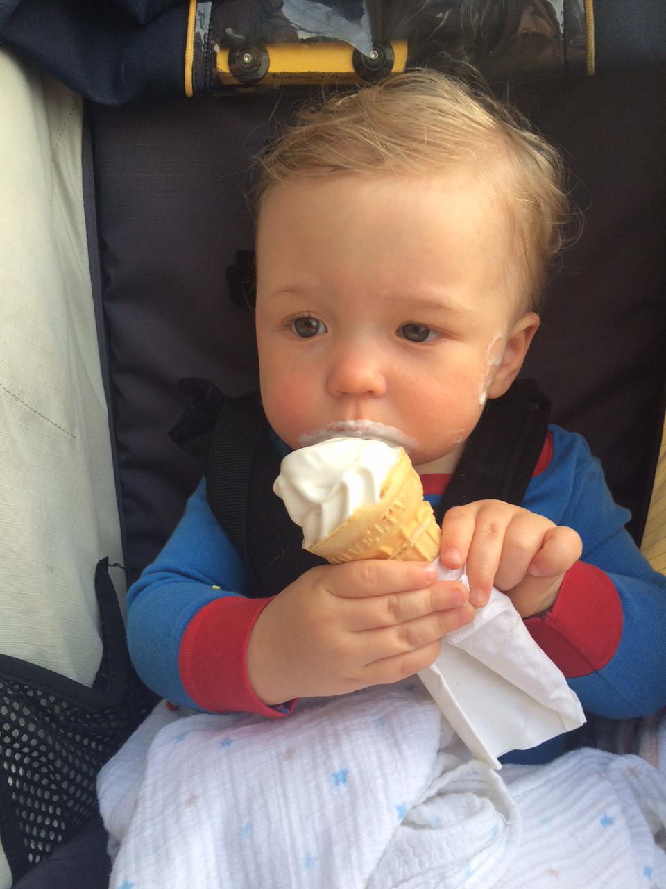 Baby’s First Cone | The Adventures of Brendan Griffin